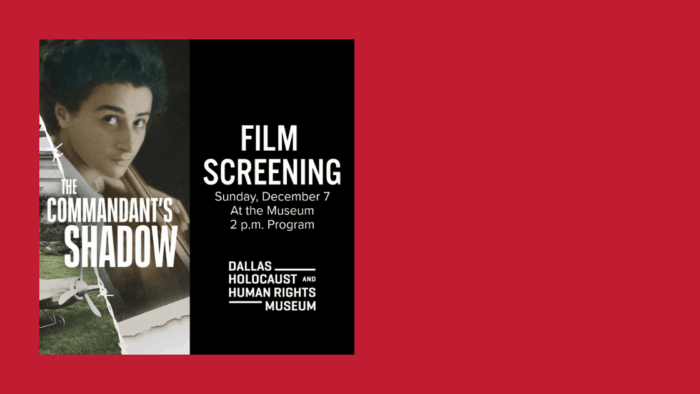 Southwest Jewish Congress | Film Screening: The Commandant’s Shadow